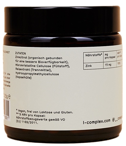 L-COMPLEX Zinc » buy online | NICHE BEAUTY