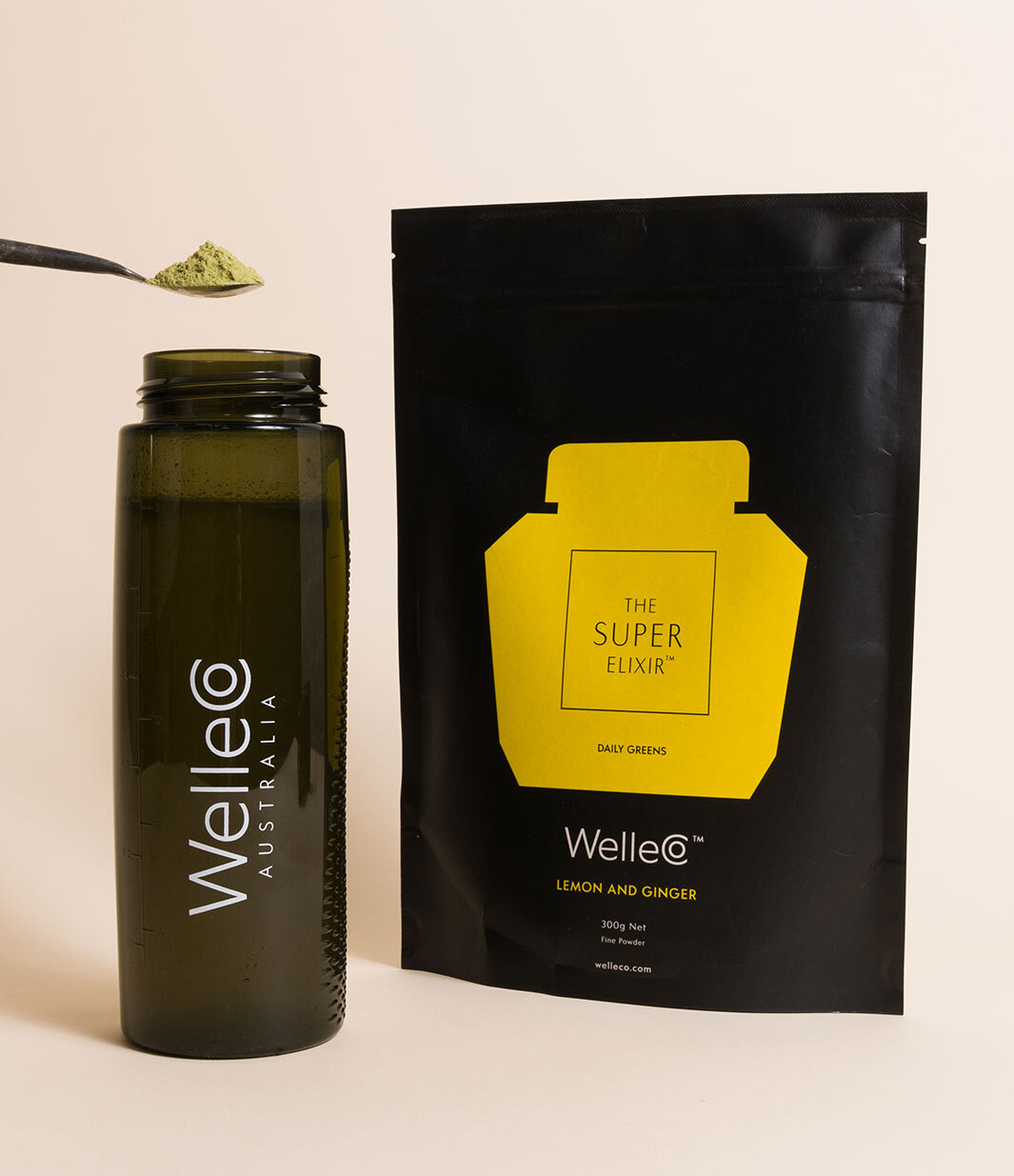 WELLECO Super Elixir Greens - Lemon and Ginger » buy online | NICHE BEAUTY