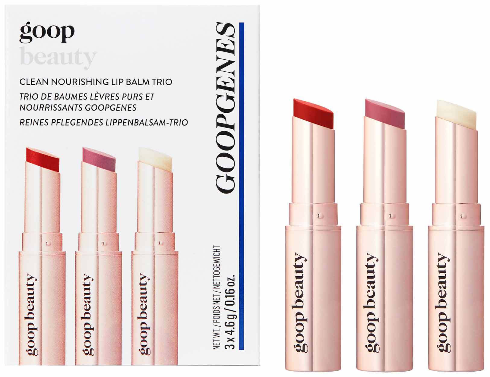 GOOP Goopgenes Clean Nourishing Lip Balm Trio Tomato + Peony » buy ...