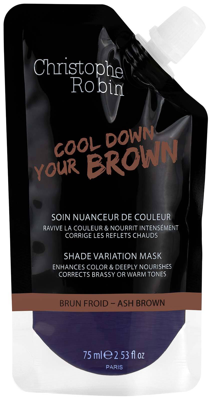 CHRISTOPHE ROBIN Shade variation mask pocket Ash brown » buy online ...